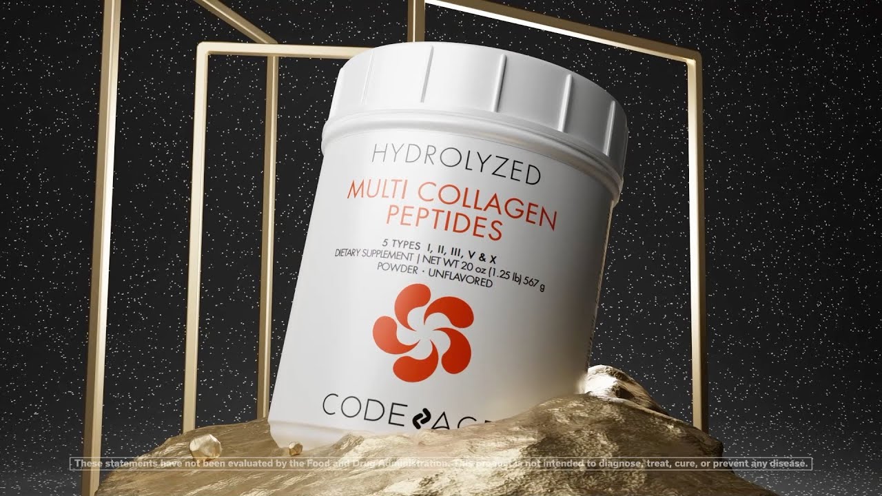 Multi Collagen Powder Protein Peptides - 5 Types Collagen - 18 Amino ...
