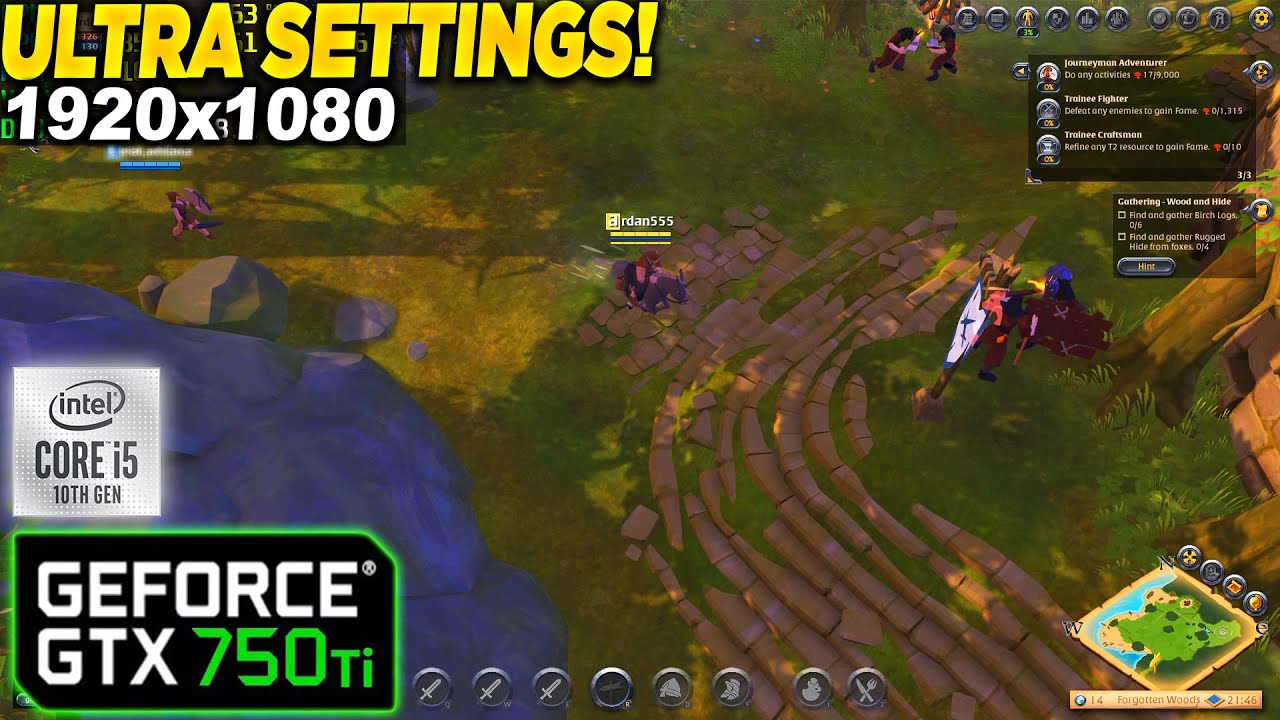 Albion Online GTX 750 Tİ - 1080p Ultra, - YouTube