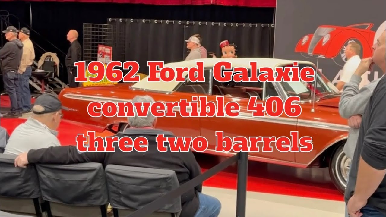 1962 Ford Galaxie convertible 406 engine with three two barrels at ...
