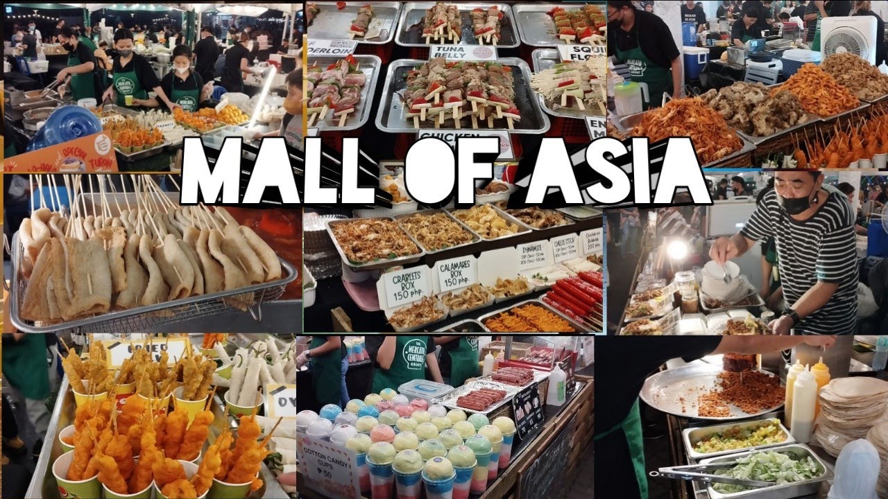 #filipinostreetfood #streetfood | MALL OF ASIA street food UPDATE FOOD ...