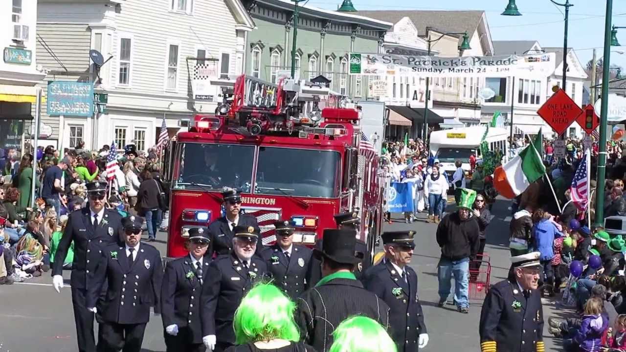 Stonington Boro Fire Dept. @ The 2013 Mystic (CT) Irish Parade - YouTube