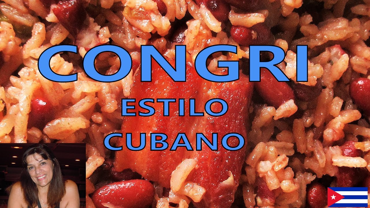 CÓMO COCINAR UN ARROZ CONGRI ESTILO CUBANO - YouTube