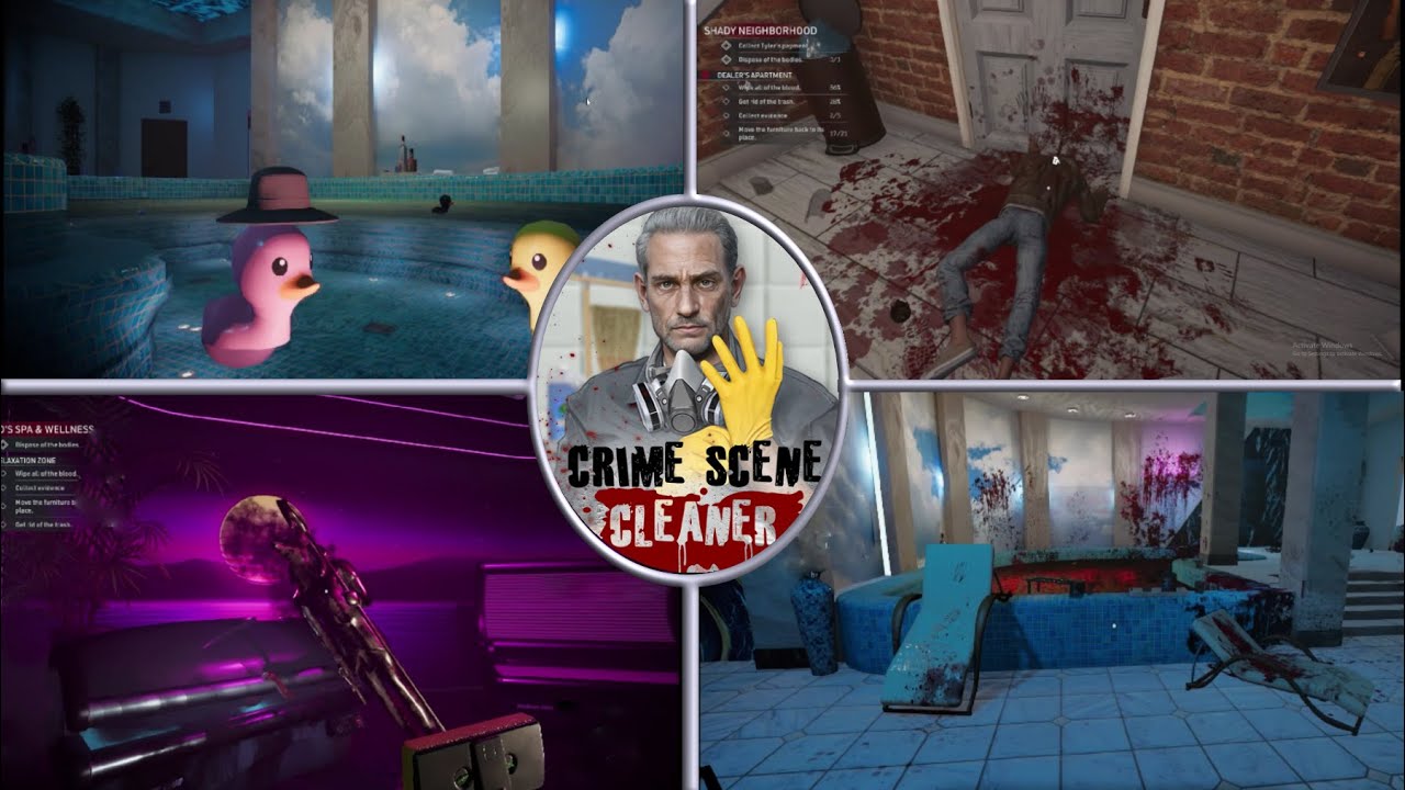 The BEST Crime Scene Cleaner Gameplay Experience EVER! (definitely not ...