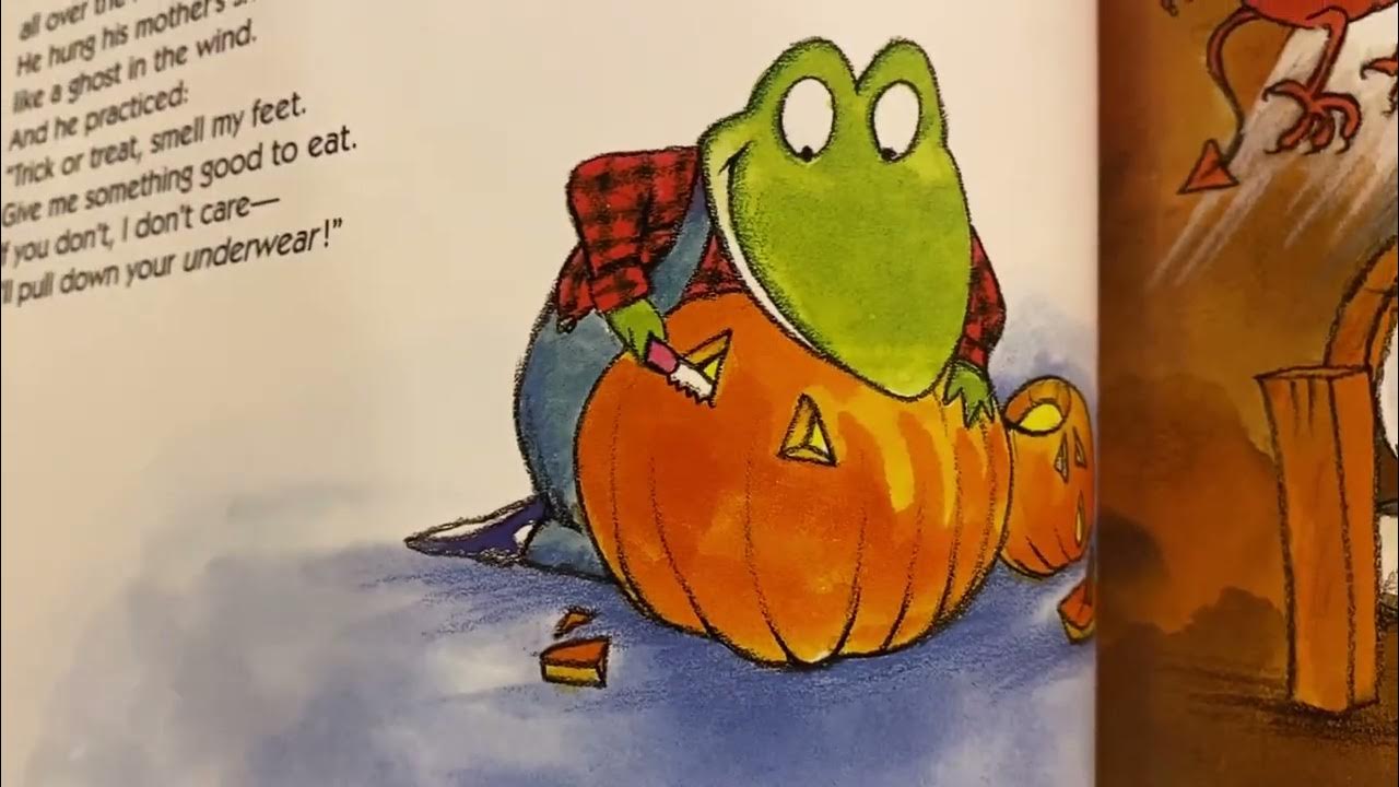 @littlemisshelpfulandzacian8441 Reading my Froggy’s Halloween book ...