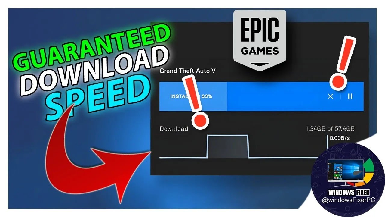 Faster Downloads Guaranteed Epic Games Speed Up Tutorial Windows Fixer ...