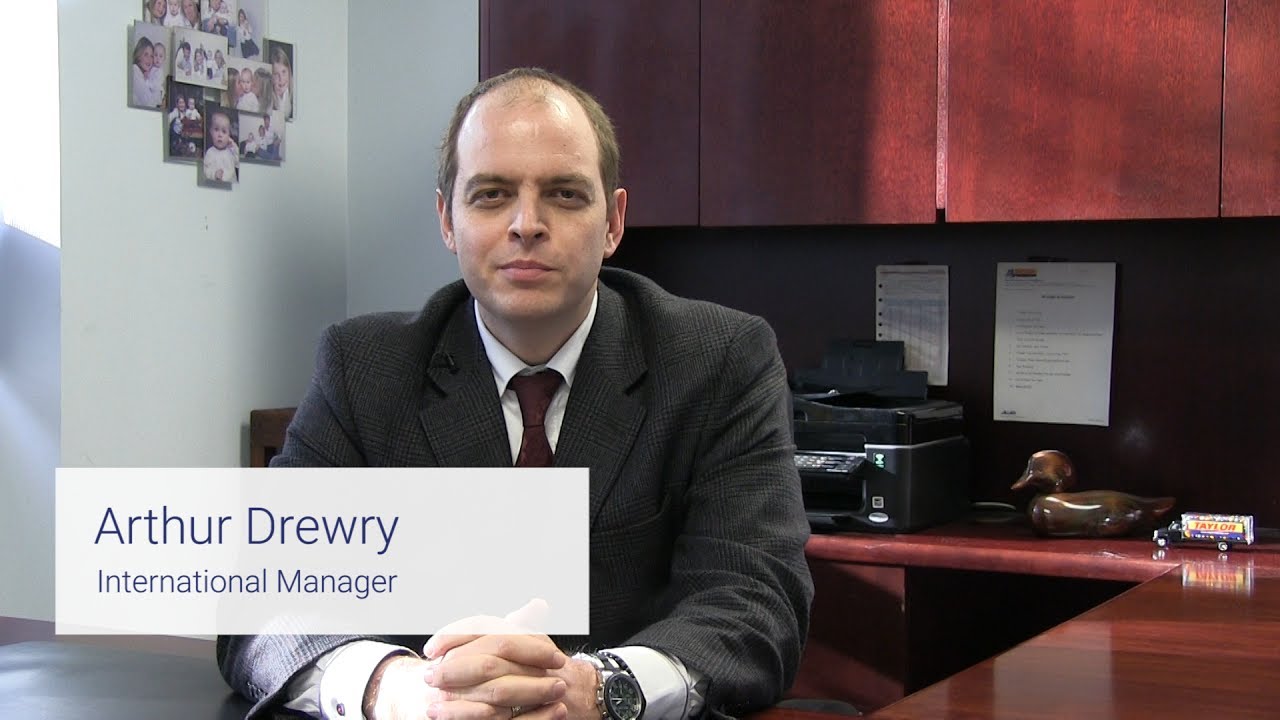 Arthur Drewry, International Move Manager, Taylor International - YouTube