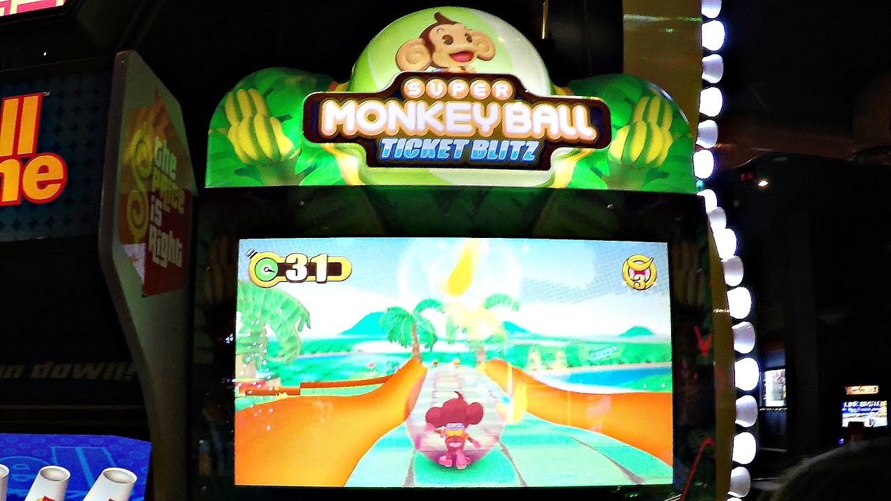 Family Entertainment Arcade Gaming Center: Super Monkey Ball Ticket ...