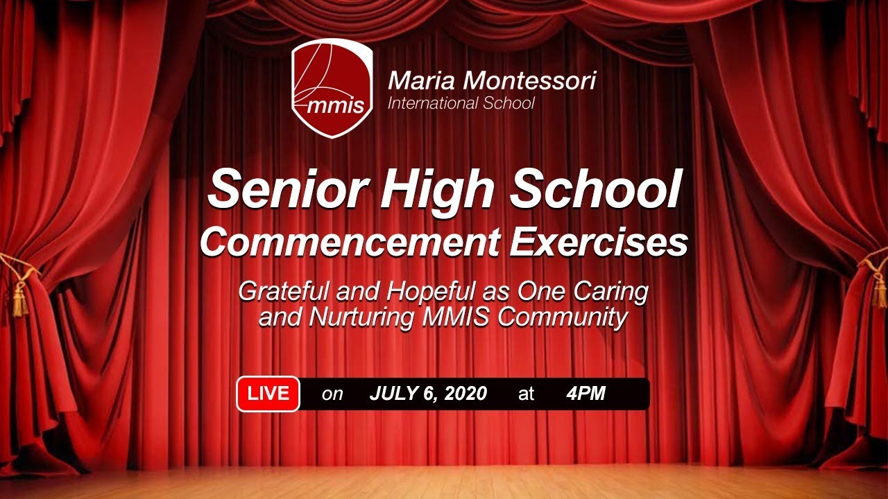 MMIS Senior High School Virtual Commencement Exercises - YouTube