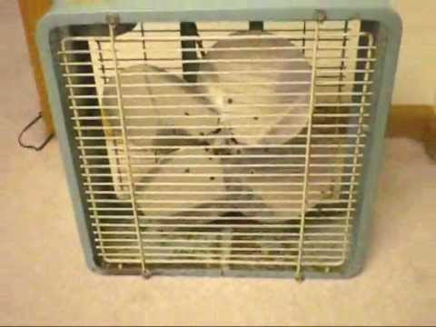 12" Eskimo (McGraw-Edison) Box Fan - YouTube