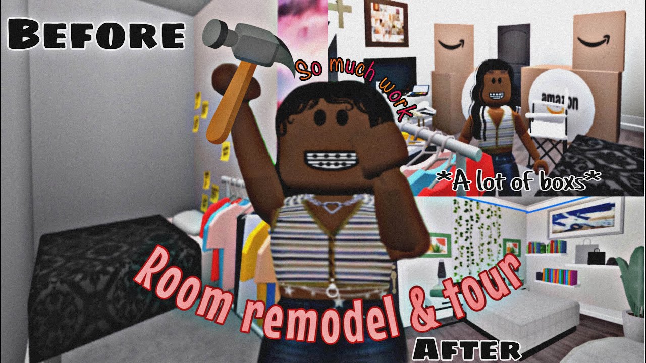 Remodel & tour my room | Roblox edition - YouTube