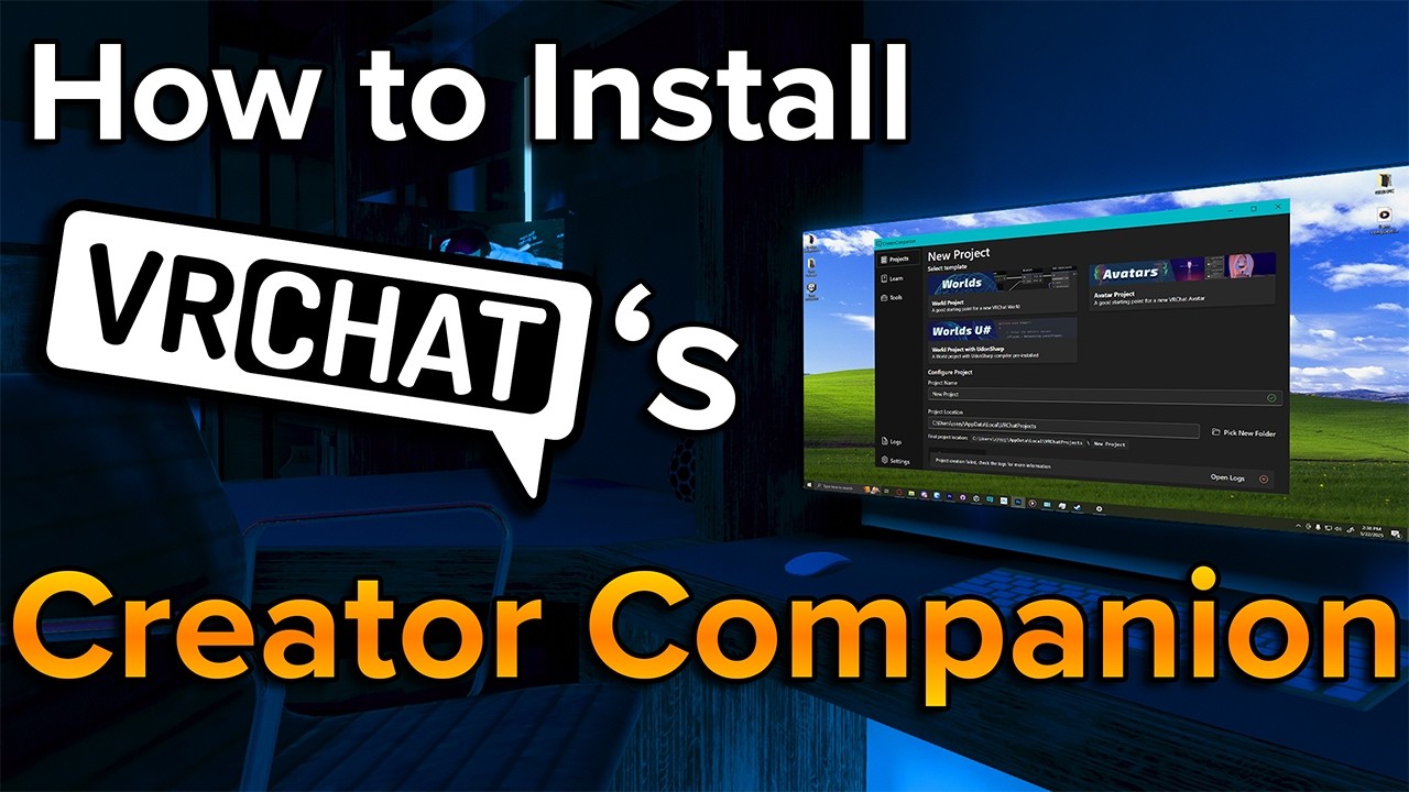 Download and Setup VRChat's Creator Companion - YouTube