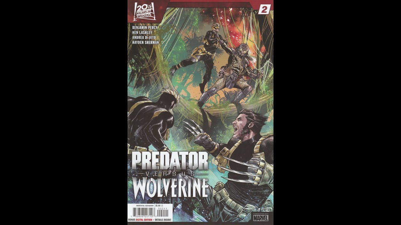 Predator Vs. Wolverine -- Issue 2 (2023, Marvel Comics) Review - YouTube