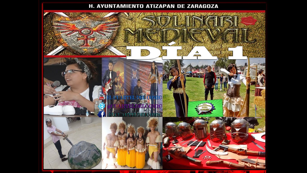 Solinari Medieval en EL CUARTEL DEL COMIC Día 1 - YouTube