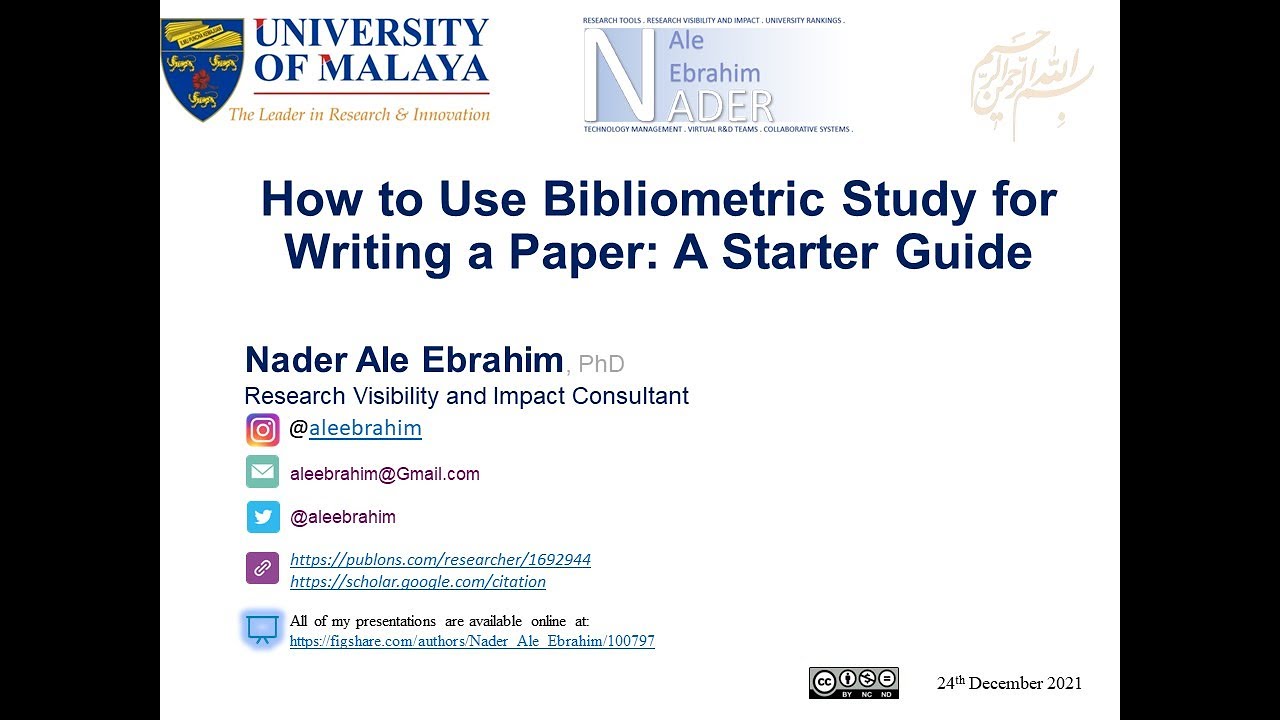 How to Use Bibliometric Study for Writing a Paper: A Starter Guide ...