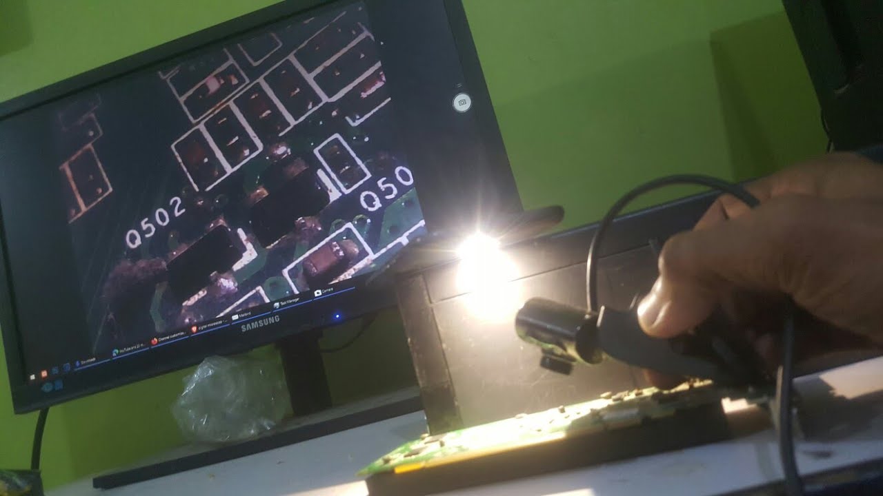 Digital Microscope for mobile repairing | Homemade digital microscope ...