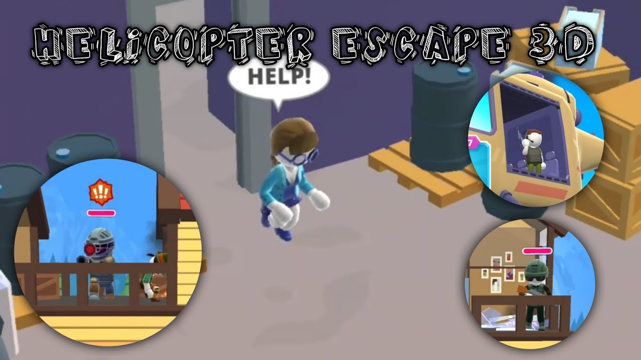 Helicopter Escape 3D Level 31 - 40 🔥 Gameplay - YouTube