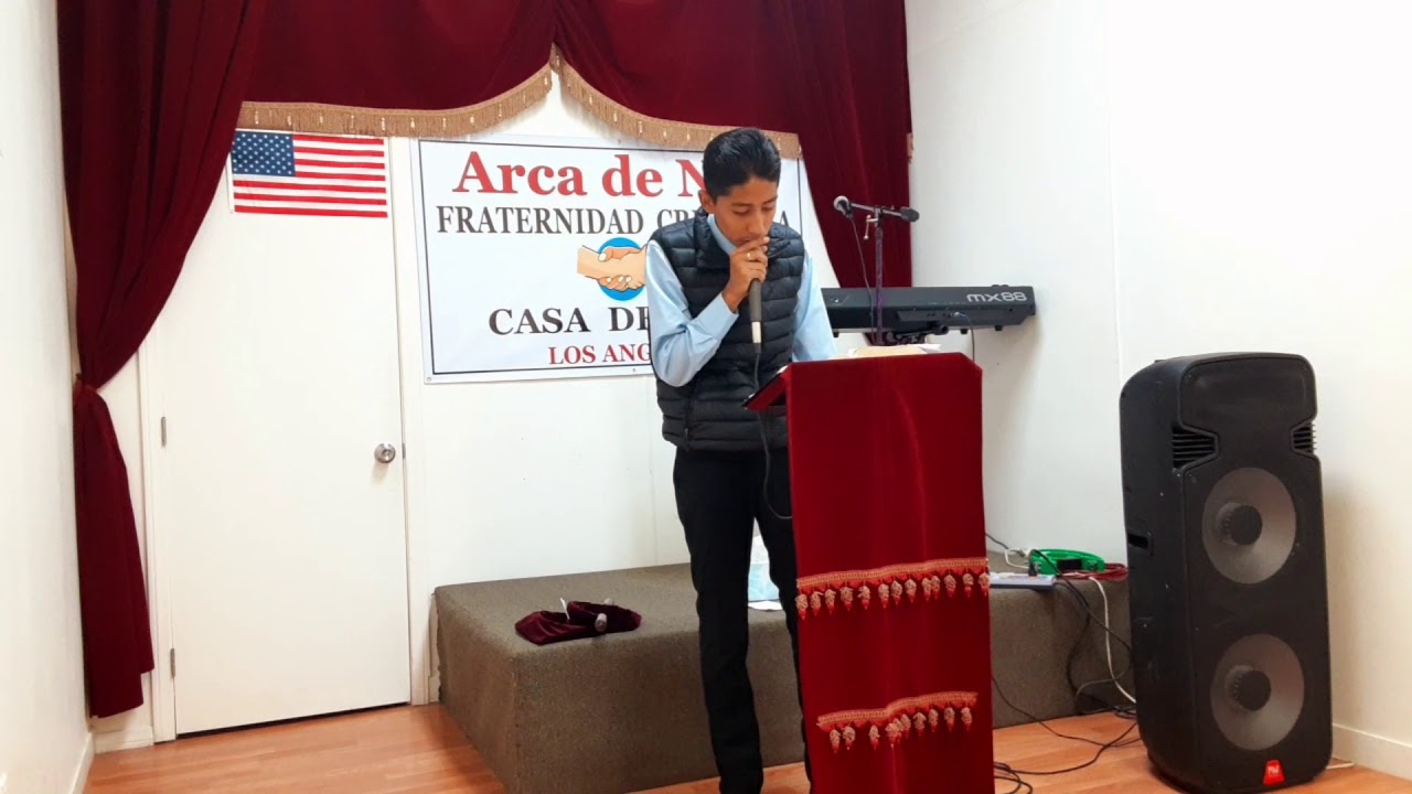 Predicador Joven Jonathan. Tema Pon tu mirada en las cosas de ariba ...