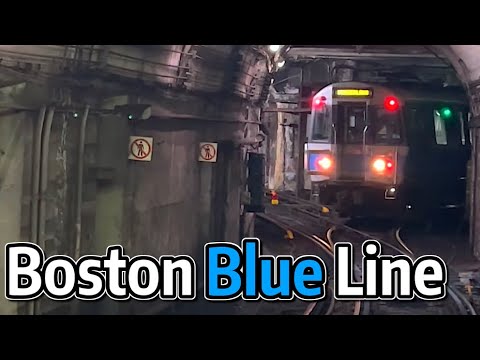 ⁴ᴷ⁶⁰ Exploring the MBTA Blue Line in Boston (2023) - YouTube