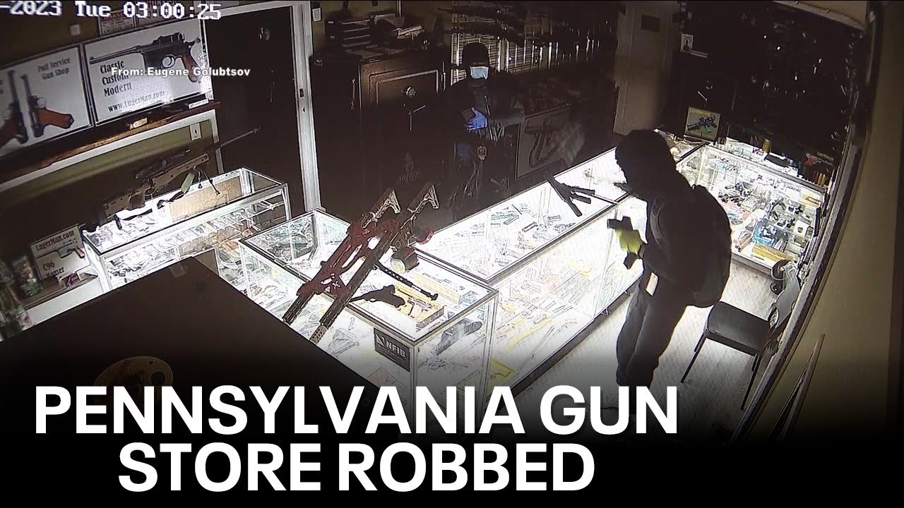 3 arrested after stealing nearly 2 dozen firearms from Pennsylvania gun ...