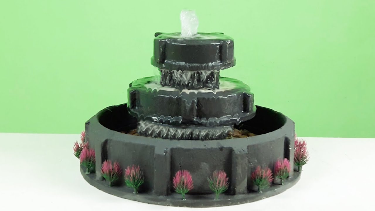 DIY Beautiful Circular Shape Indoor Water Fountain For Home And Office ...