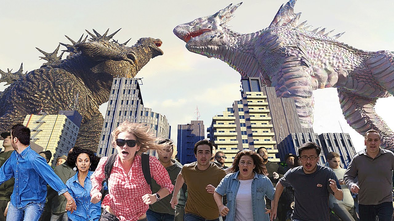 Monster In Real Life | Godzilla & Shimo Epic Fight In Real Life | Ep 2 ...