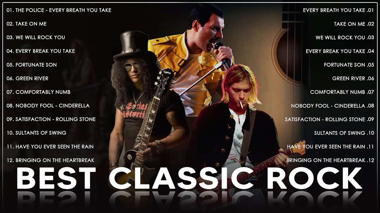 Best Of Classic Rock Songs🎸 Rock Music Classic | Classic Rock ...