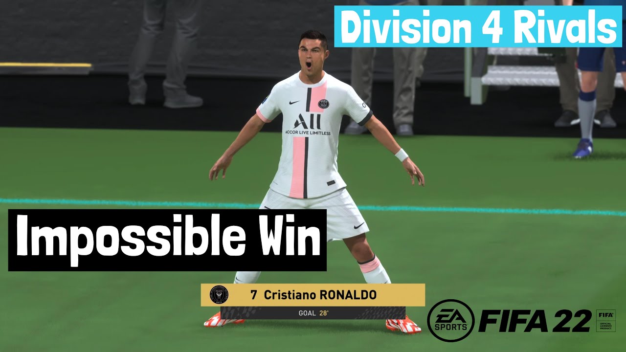 FIFA 22 Division Rivals Division 4 Impossible Win - YouTube