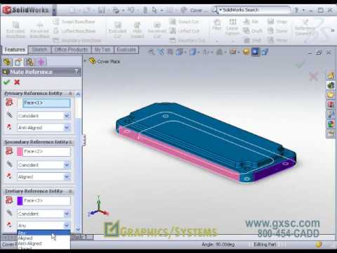SolidWorks Smart Mates - Mate References: Special Case-Matching Names ...