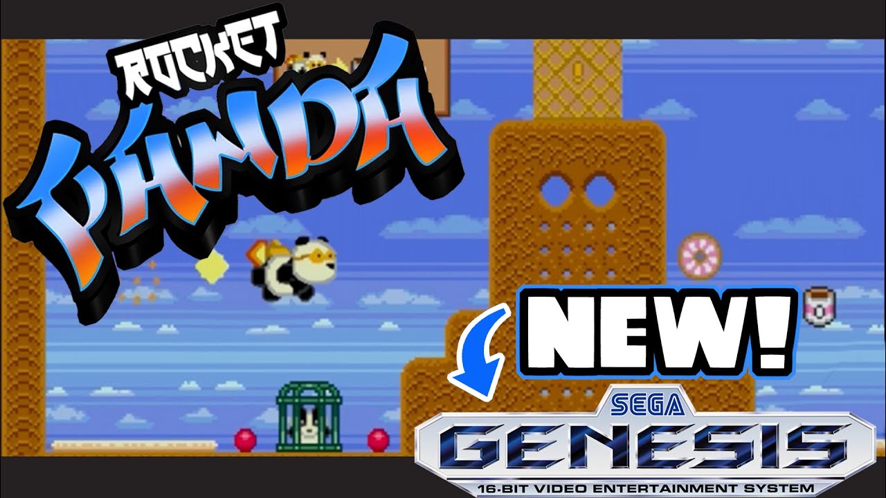 Rocket Panda | NEW Sega Genesis Game | gogamego - YouTube