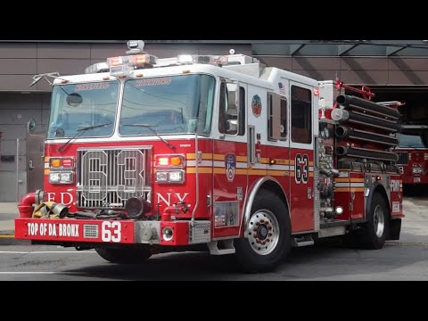 FDNY Engine 63 Responding - YouTube
