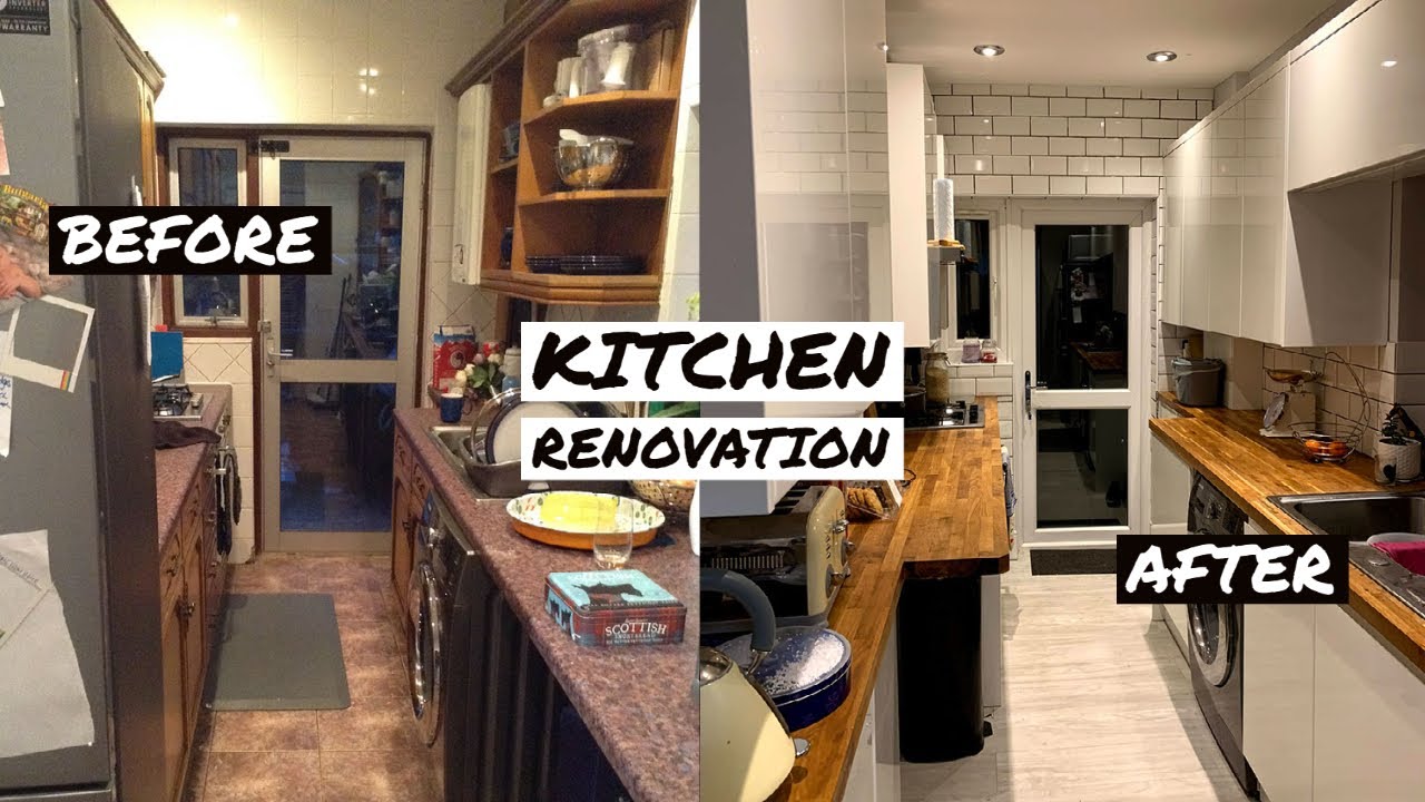 Kitchen Renovation Before and After | Home Renovation - YouTube