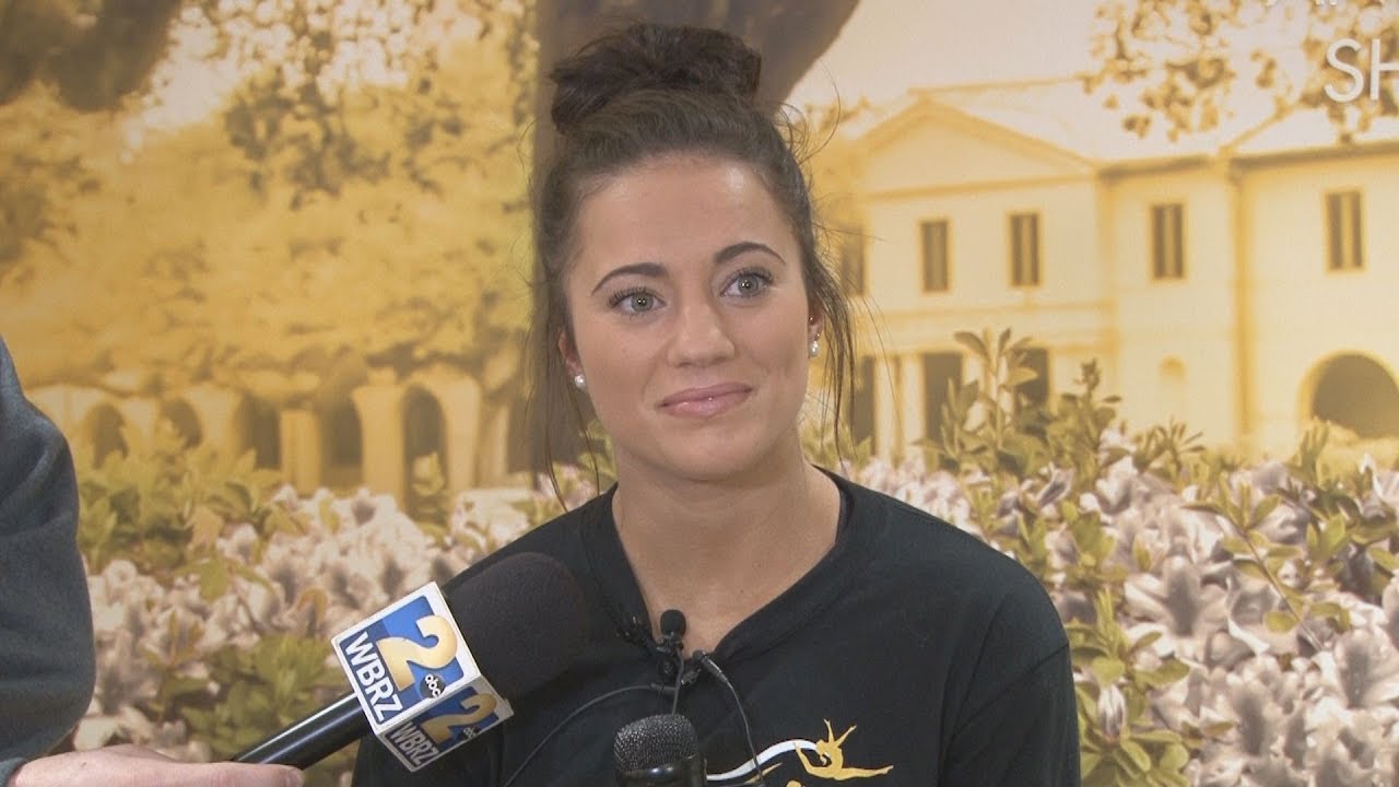 LSU Gymnastics | Lexie Priessman talks LSU gymnastics win and special ...