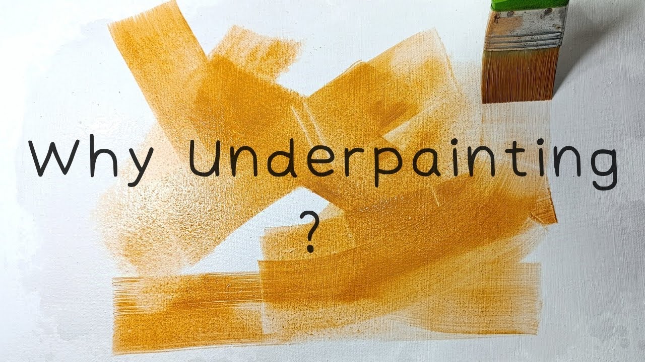 The Art of Underpainting Canvas || Why Underpainting? - YouTube