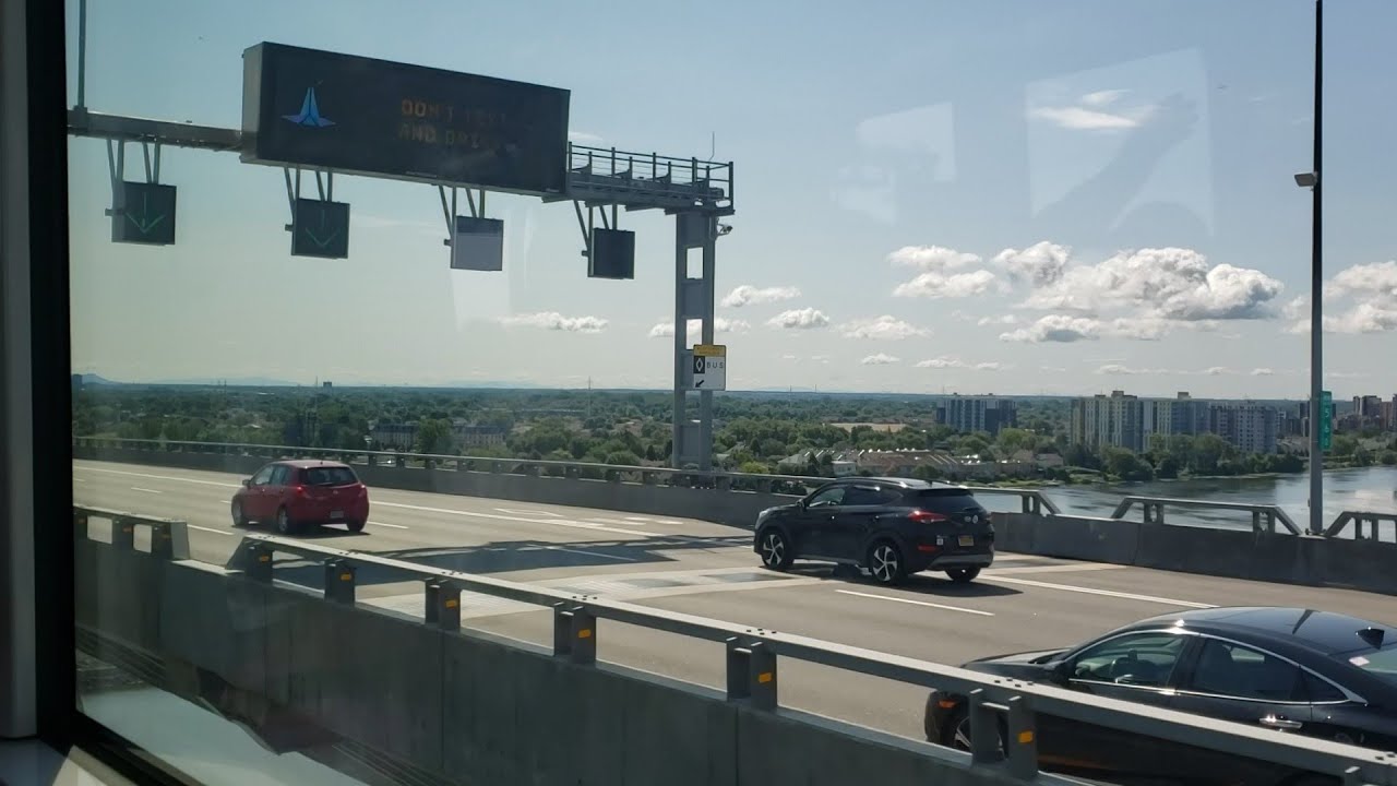 MONTREAL REM First Weekend of Service Ride Over Champlain Bridge Facing ...