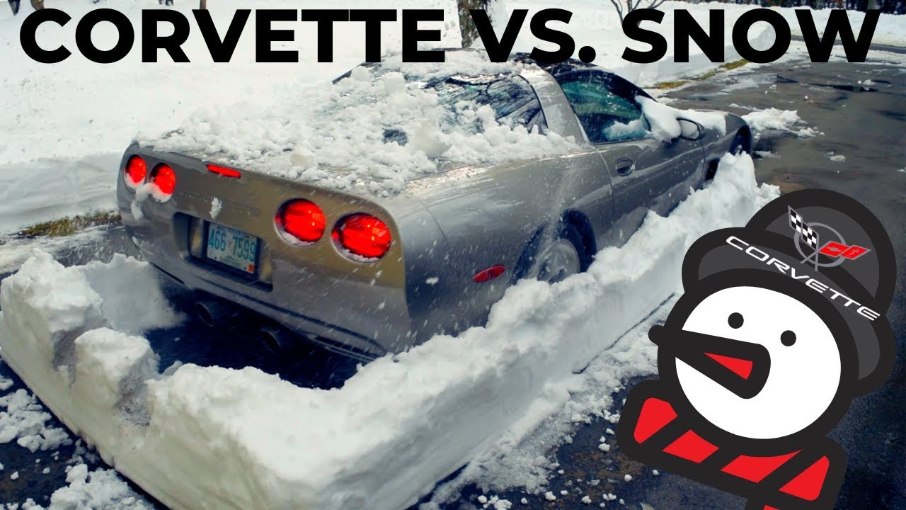 Corvette Vs. Snow | DriveHub - YouTube