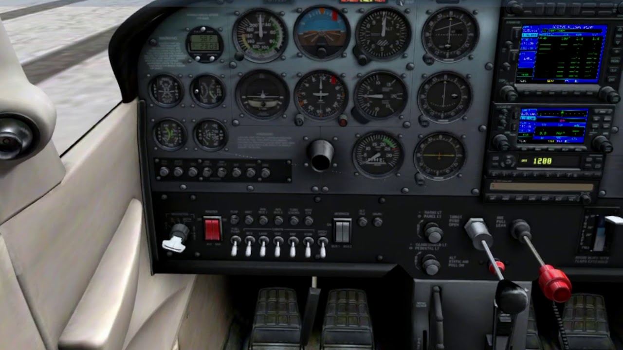 Cessna 172 Start up tutorial - YouTube