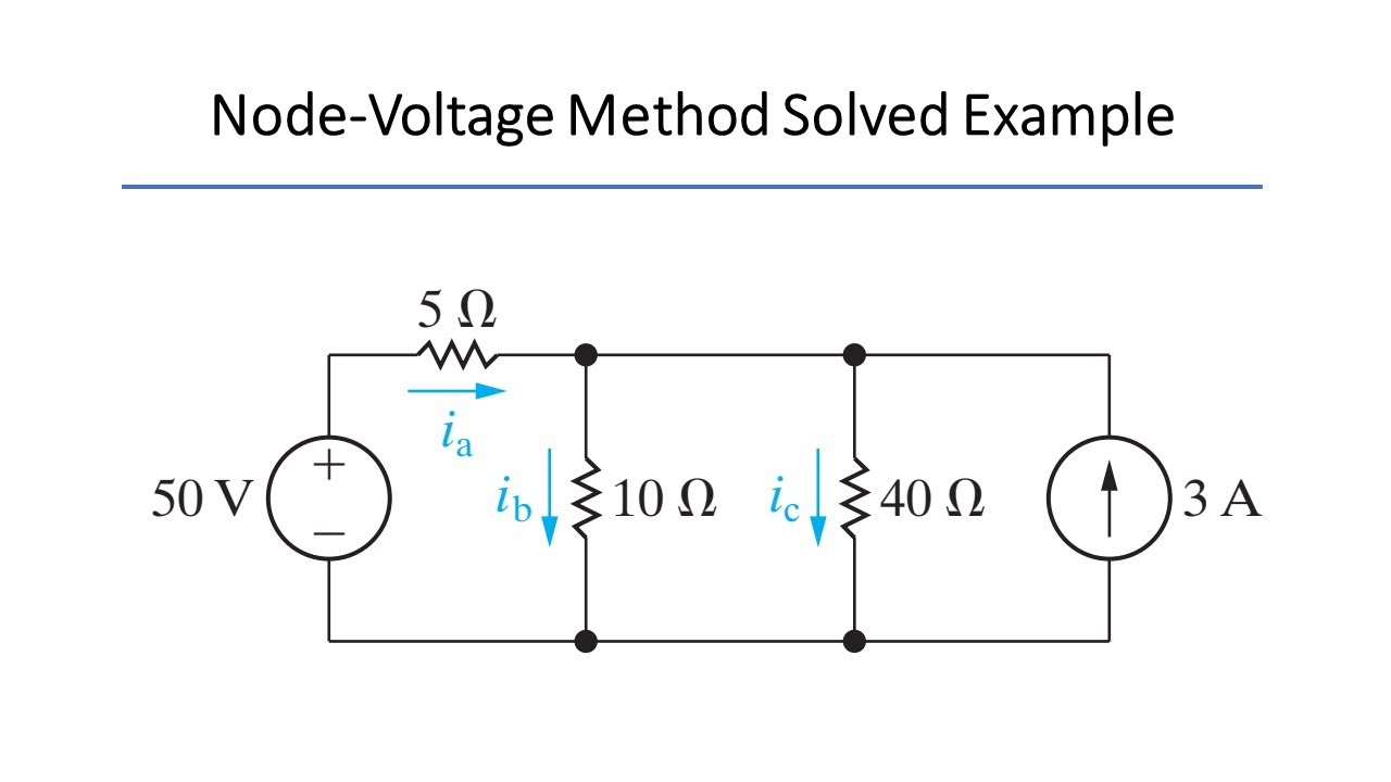Solved Example Dc Node Voltage Method Solved Examples Nilsson Riedel