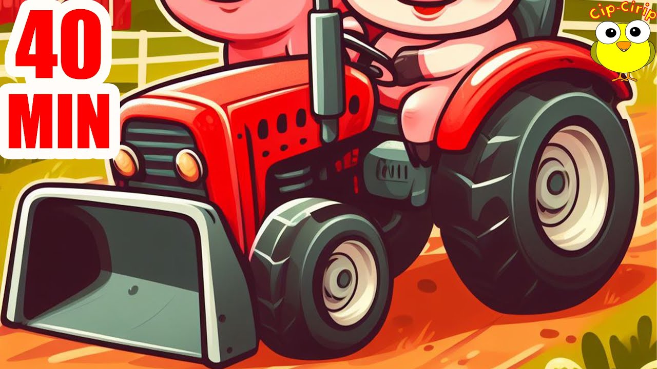 Tractor-tractoras, esti foarte puternic! 🦽 - Cantece pentru copii ...