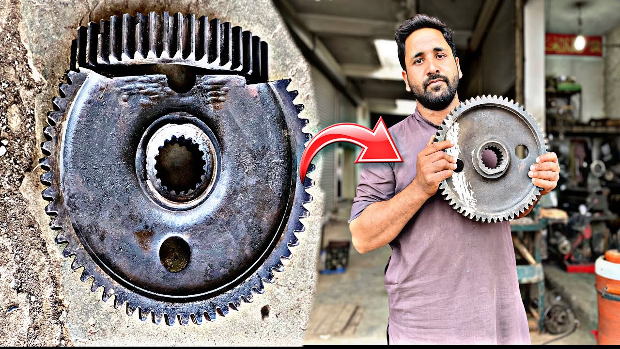 Professional Repair of Broken Two-Piece Gears for Workshop Use ...