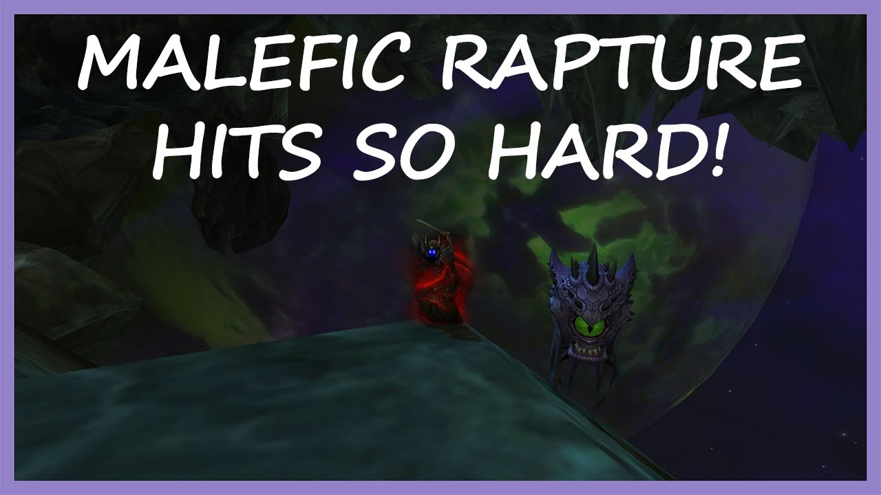 MALEFIC RAPTURE HITS SO HARD! | Affliction Warlock PvP | WoW ...