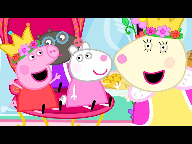 Peppa Pig Dresses Up as a Queen at the Carnival - Videos For Kids