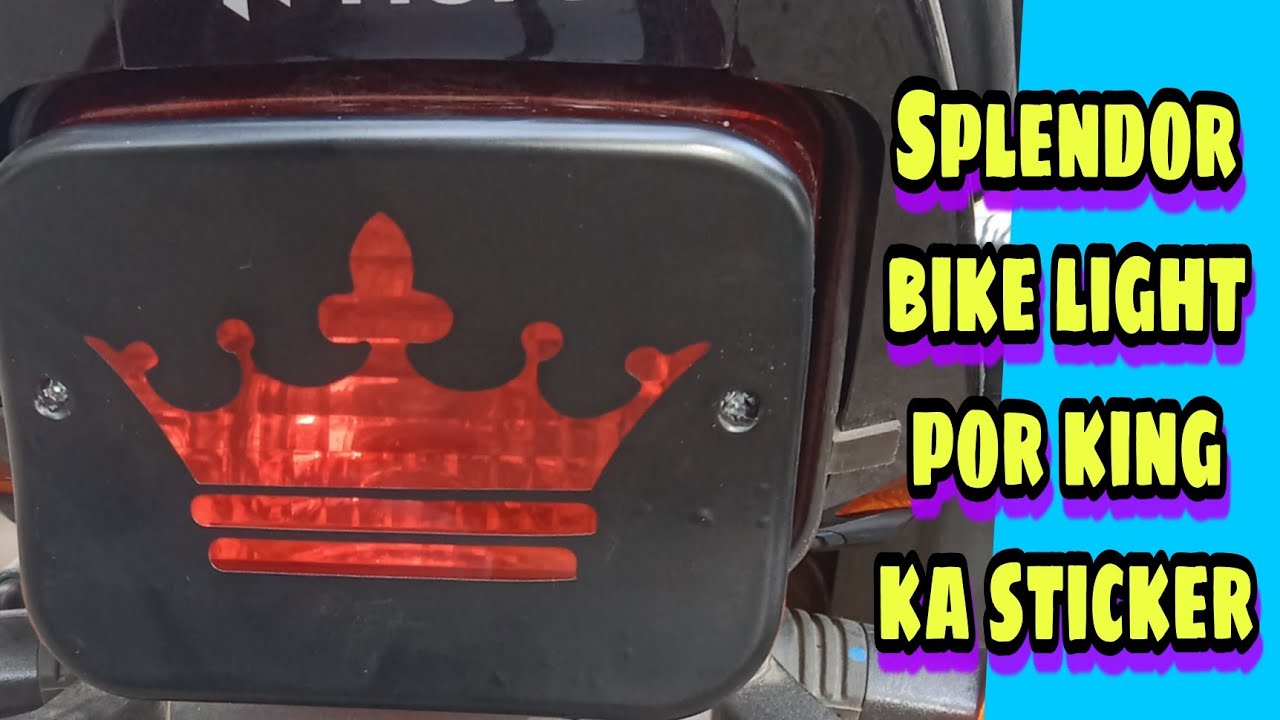 Motorcycle Back Light Sticker at Sue Alexander blog