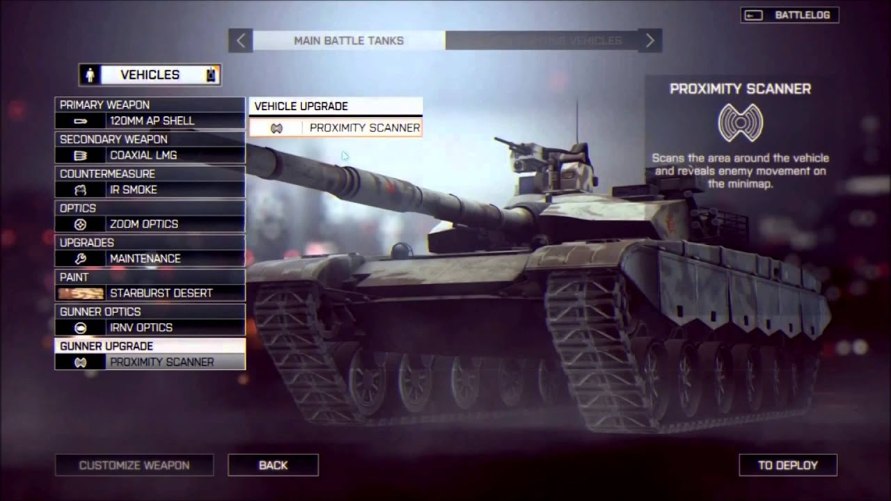 Battlefield 4 Multiplayer New Vehicles n Customization Tanks, Helis ...