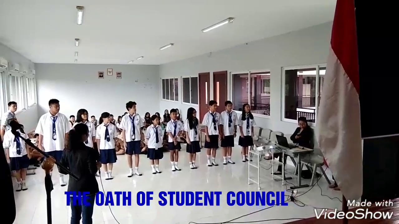 The Oath of Student Council_JHS GBS 2018 - YouTube