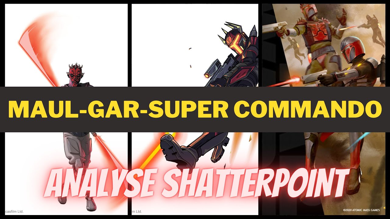 [ANALYSE] STAR WARS SHATTERPOINT #01 : MAUL GAR SAXON ET SUPER ...