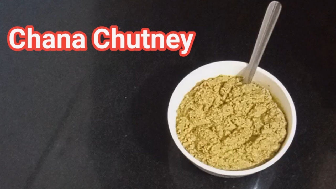 Chana Chutney Recipe for Roti/Chapati with curd/ghee - YouTube
