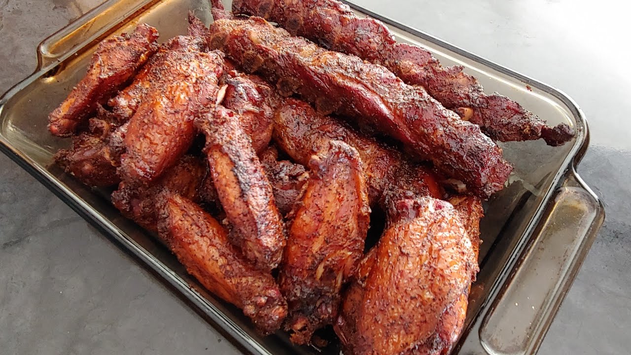Awesome Smoked Wings & Riblets| Members Mark Pellet Grill| Uncle Steve ...