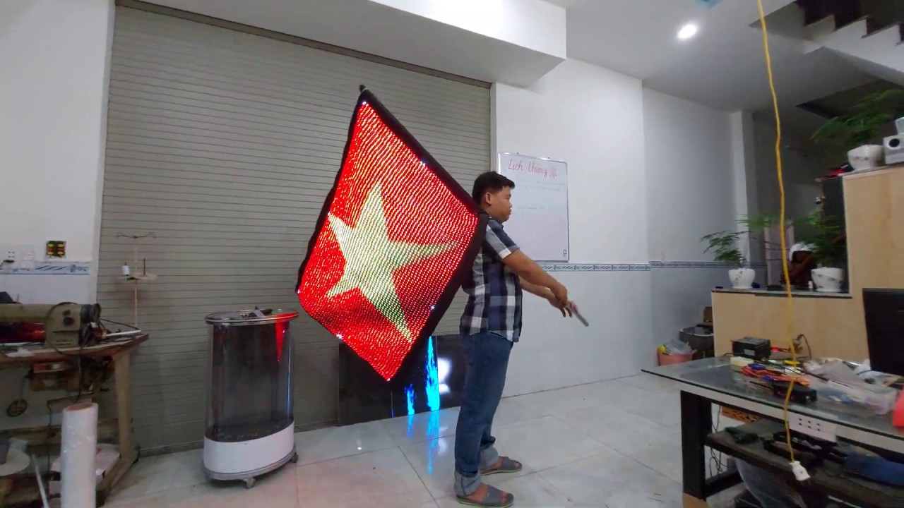 [2-Sử dụng] LED FLAG VISION | Cờ Led Full Biễu Diễn | Cờ Led Visual ...