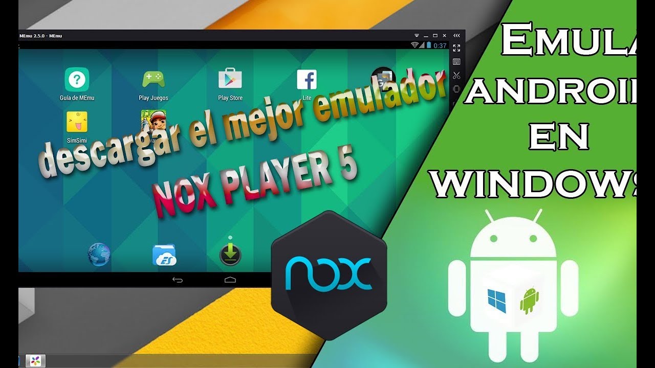 DESCARGAR NOX PLAYER 5 /LuisGamer - YouTube