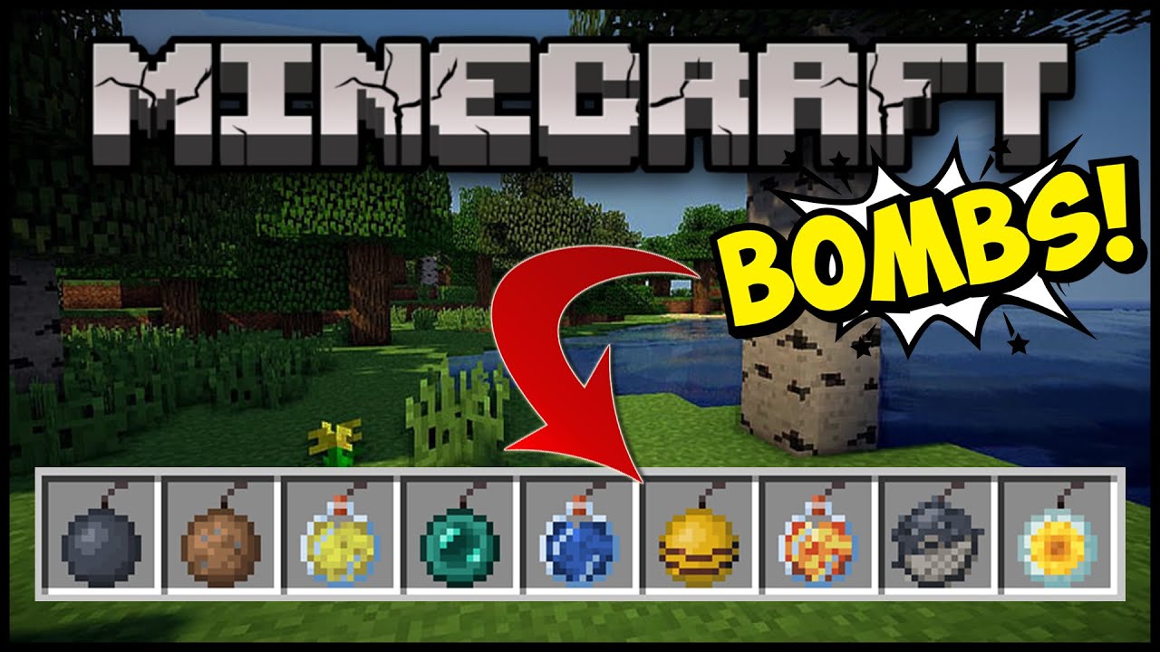 I Tried Out These Minecraft Bombs! - YouTube